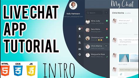 live chat app from scratch intro javascript ajax html css json php mysql tutorial
