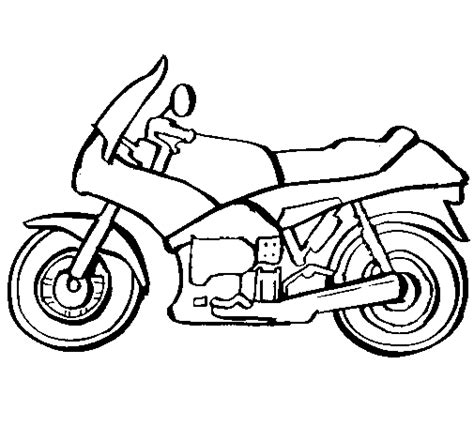 Disegno Di Motocicletta Da Colorare Acolore