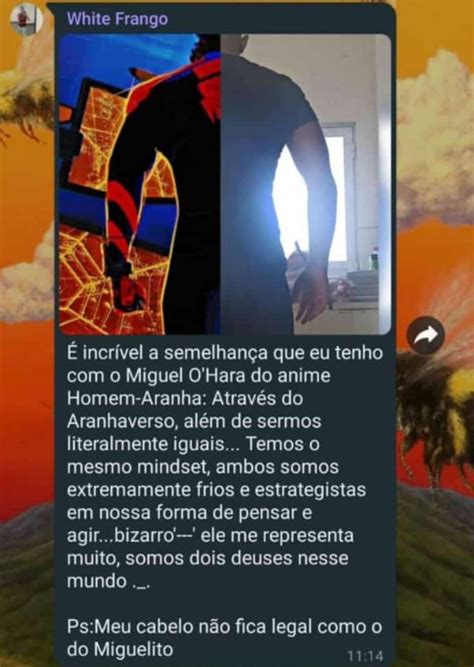 Te Frango É incrível a semelhança que eu tenho o Miguel O Hara do