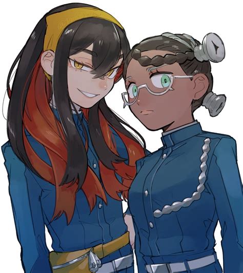 Carmine And Amarys Pokemon And 1 More Drawn By Akamtvahosi Danbooru