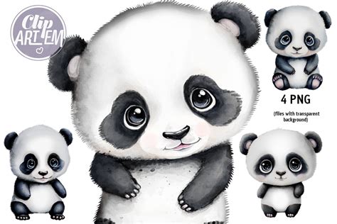 Cute Baby Panda Art