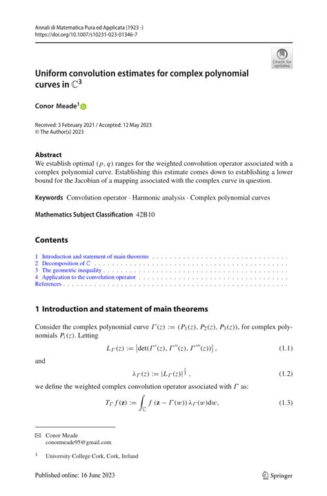 pdf uniform convolution estimates for complex polynomial curves in { mathbb {c}} 3