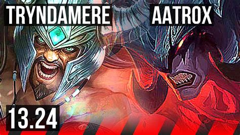 Trynda Vs Aatrox Top Winrate Solo Kills Dominating