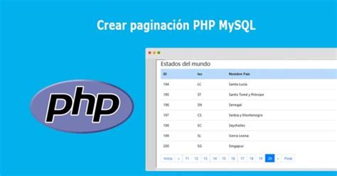 Crear paginación PHP MySQL BaulPHP