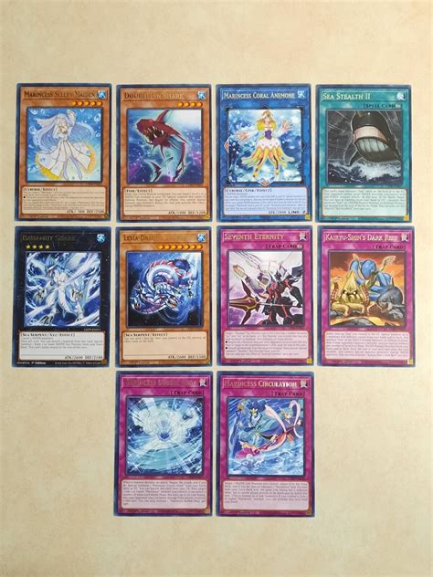 Legendary Duelists Duels From The Deep Set Of 10 Rare Yugioh Cards