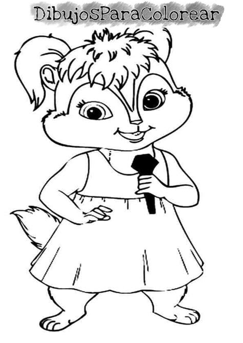 Dibujos Pintar Alvin Y Las Ardillas