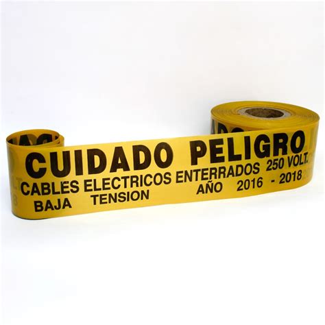 Cinta Señalizadora Cables Baja Tensión Enterrados
