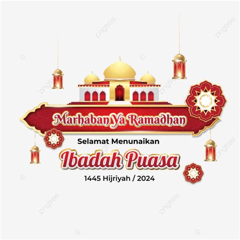 Marhaban Ya Ramadan Hijriyah With Elegant Greeting Card