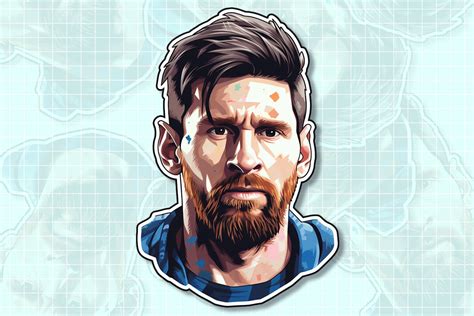 Lionel Messi Representing Argentina Free PNG Sticker