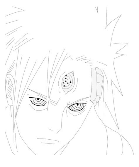Madara Uchiha Para Colorir