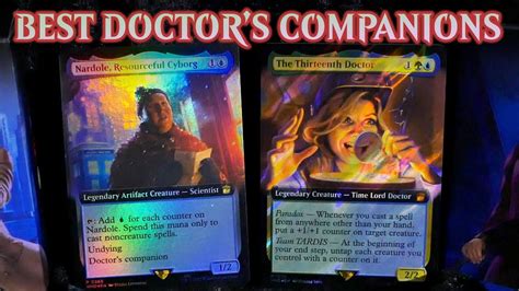 MTG Best Companions For All Fifteen Doctors YouTube