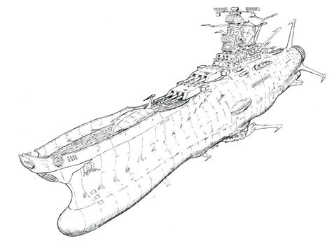 Coloring Battleship Pages Warship Boats Drawing Colouring Bismarck