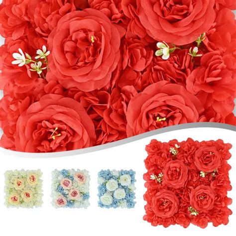 LUXUEUX PANNEAU MURAL Fleur Artificielle Pour D Coration De Mariage Et