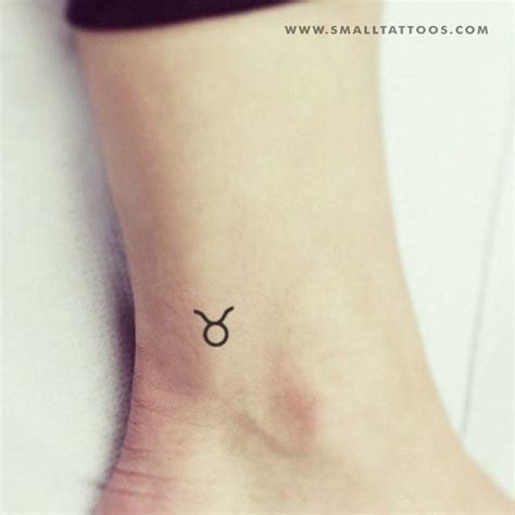 Taurus Zodiac Symbol Temporary Tattoo Get It Here