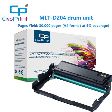 Civoprint Compatible MLT R204 R204 Drum Unit Toner Cartridge For