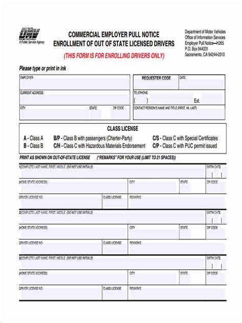 FREE 5 Sample Pull Notice Forms In MS Word PDF