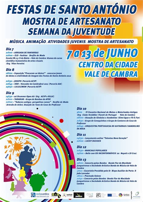 Festas de Santo António 7 a 13 de Junho 2012 Centro da cidade