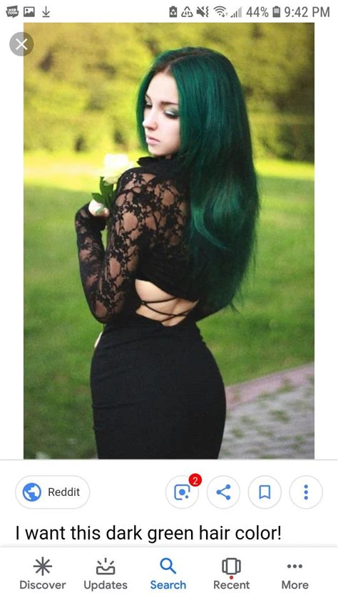 Dark Green Hair Dark Green Hair Green Hair Colors Green Hair
