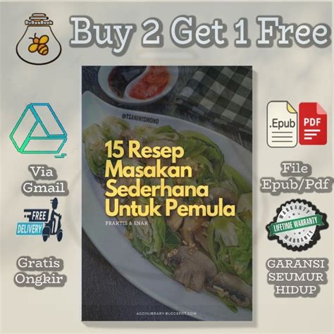 Jual Resep Masakan Sederhana Untuk Pemula Praktis Dan Enak Shopee