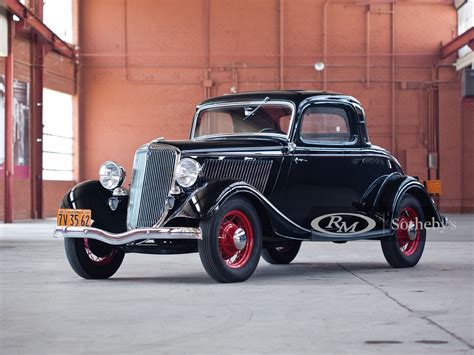 Ford V Deluxe Three Window Coupe Monterey Rm Sotheby S