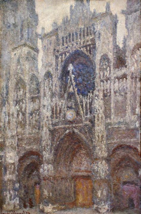 Riproduzioni D Arte Del Museo Cattedrale Di Rouen Grigio Tempo 1894