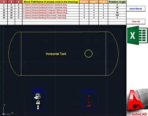 how to draw a line in autocad using excel vba printable online