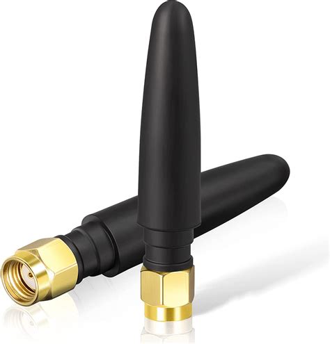 Eightwood Petite Antenne WiFi 2 4G 5G RP SMA Antenne Connecteur Mâle
