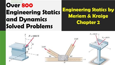 Statics Problems To Resolution Of Vectors Into Rectangular