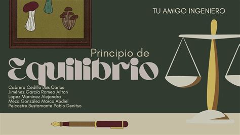 Principio De Equilibrio YouTube