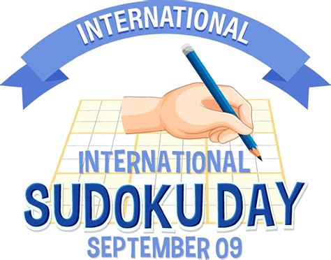 International Sudoku Day Banner Design Vector Art At Vecteezy