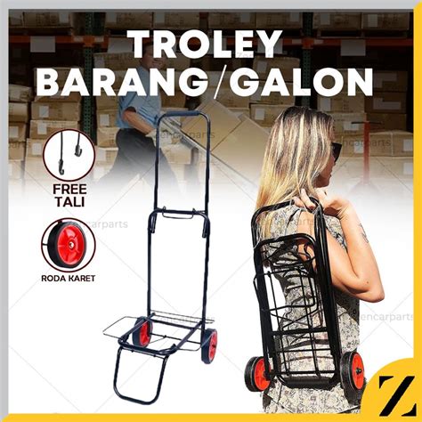 Jual Trolley Troli Lipat Galon Aqua Gas Kardus Belanja Troli Barang