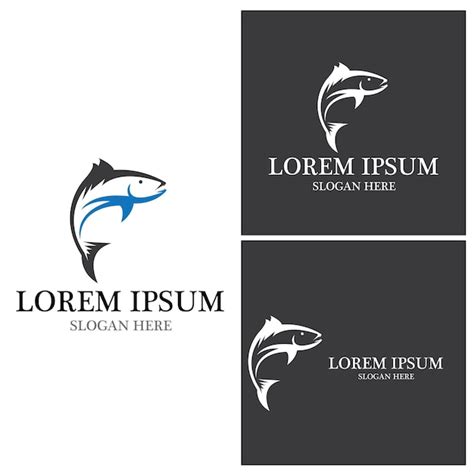Fisch Logo Vorlage Premium Vektor