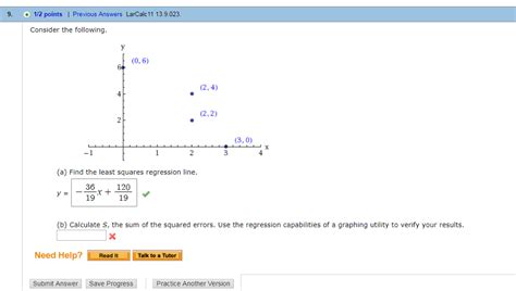 Solved Points Previous Answers Larcalc Chegg