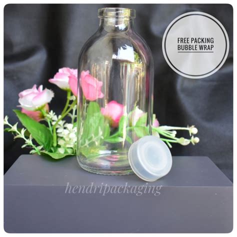 Jual Botol Kaca 250ml Tutup Plastik Kedap Udara Shopee Indonesia