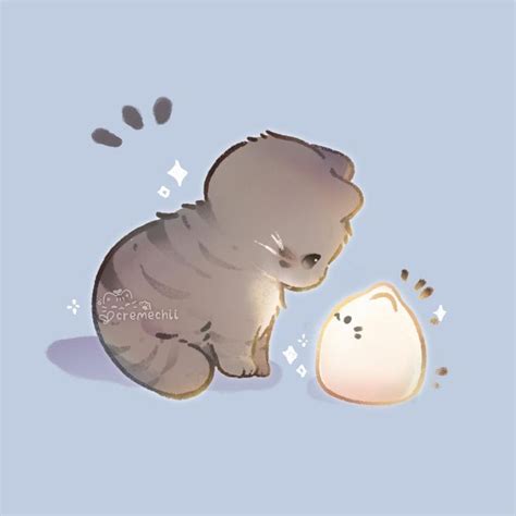 Chii Cremechii X Cute Cat Drawing Kawaii Cat Drawing Kitten