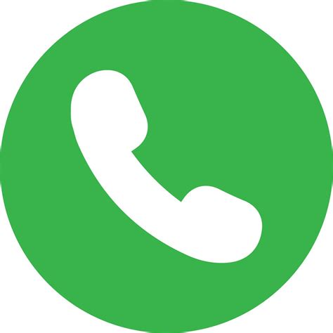 Verde Aceptar Llamada Icono Responder Llamada Icono Vector 23122060