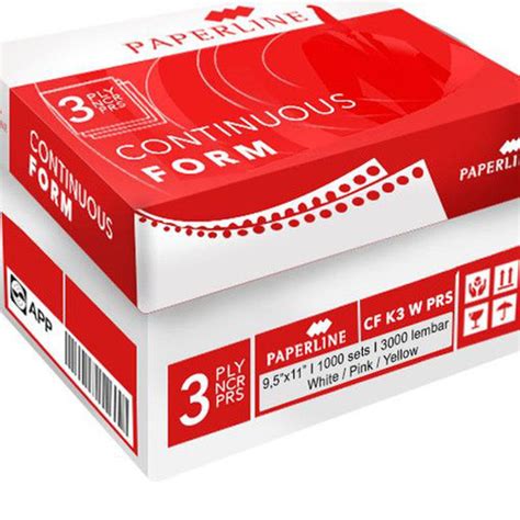 Jual Kertas Continuous Form Paperline CF K3 W PRS Kota Bandung
