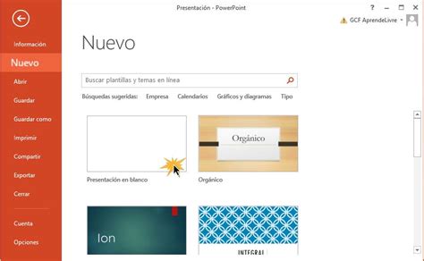 PowerPoint 2013 Cómo abrir y crear presentaciones