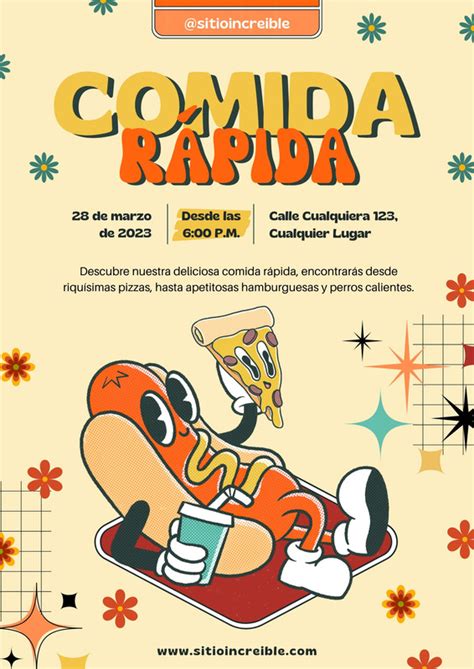 Plantillas De Volantes De Comida Gratis Y Editables Canva