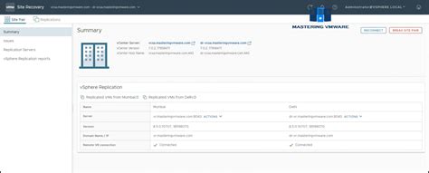 vm replication in vsphere replication mastering vmware