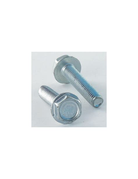 Vis autotaraudeuse Tête hexagonale TH Embase collerette Lisse 8X30