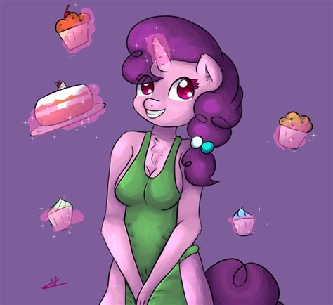 669310 Anthro Apron Artist Wolfy Pony Clothes Cupcake