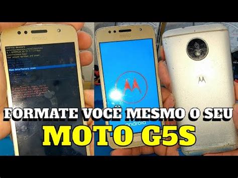 COMO FORMATAR DAR HARD RESET NO MOTO G5S RESETAR RESTAURAR ZERAR