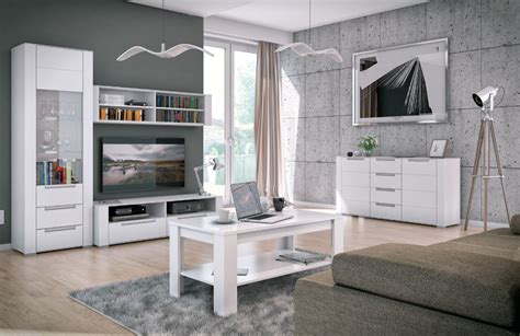 Białe meble do salonu 10 modnych i eleganckich kolekcji świetne