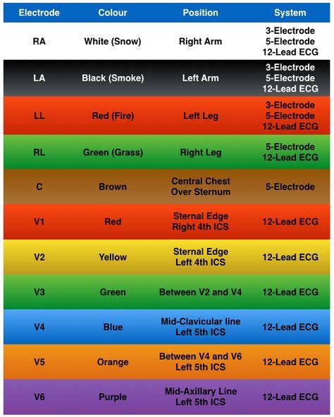 Lead 1 Through Lead 6 Ekg Placement Yahoo Image Search Results In