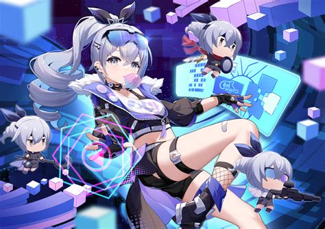 Silver Wolf Honkai And 1 More Drawn By Yu E Baba Danbooru