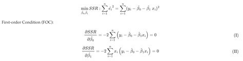 solved derive the second order condition soc for the ols