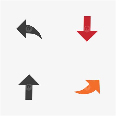 Arrow Set Vector Png Images Basic Arrows Set Icon Basic Icons Arrow