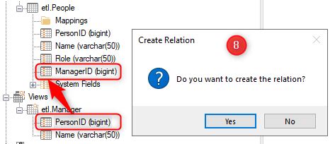 Create A Self Join Table Using Custom Views Timextender Support