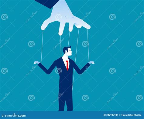 Human Hand Holding Business People Social Influence And Independence